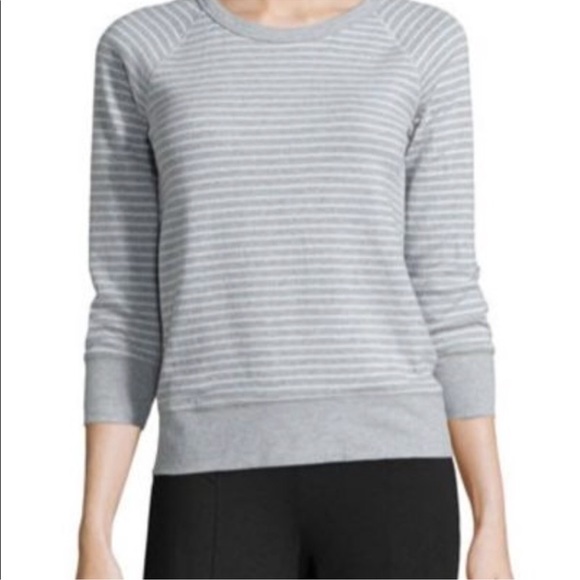 James Perse | Tops | Sale Standard James Perse Gray Striped Top | Poshmark